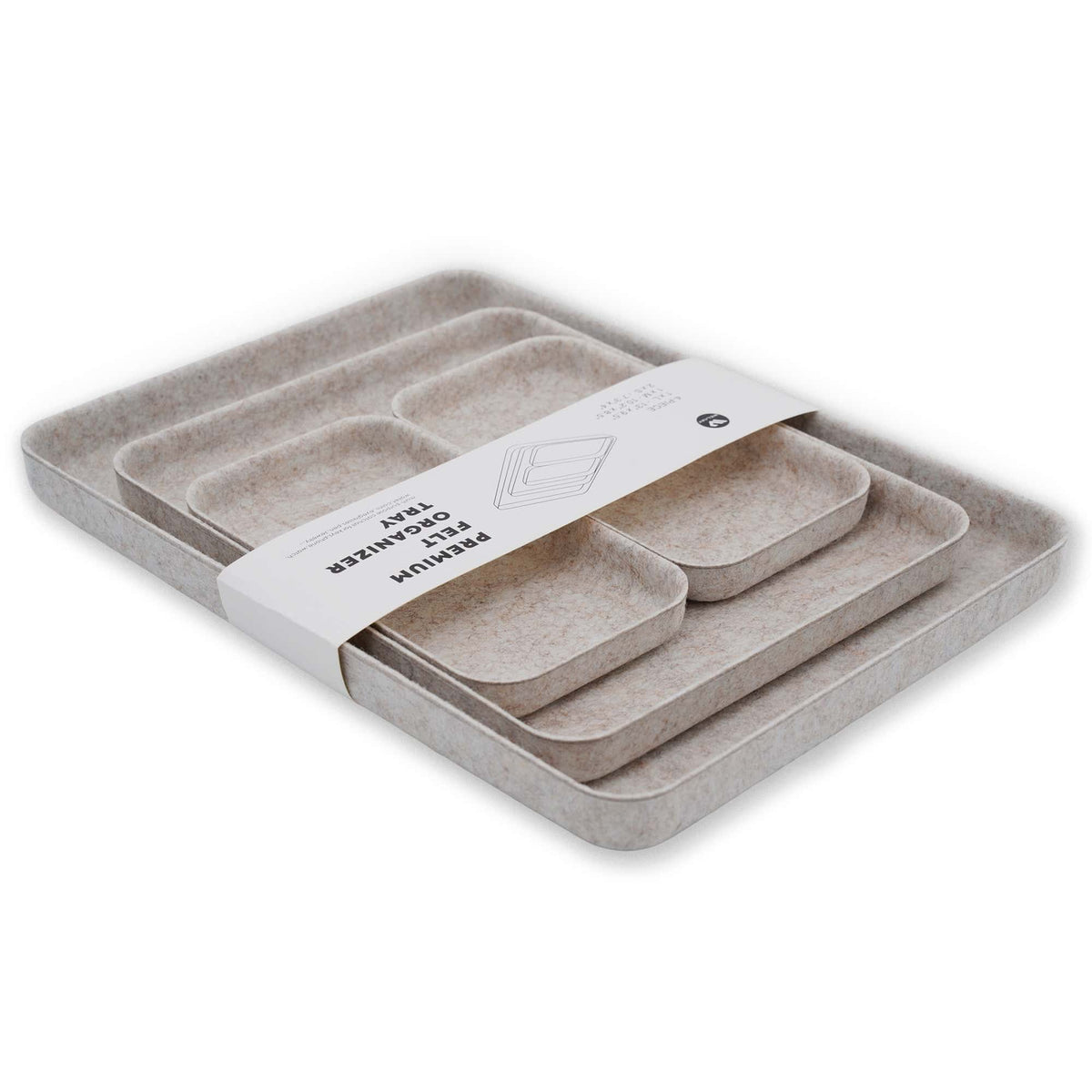 4-piece EDC Catchall felt trays – Welaxy