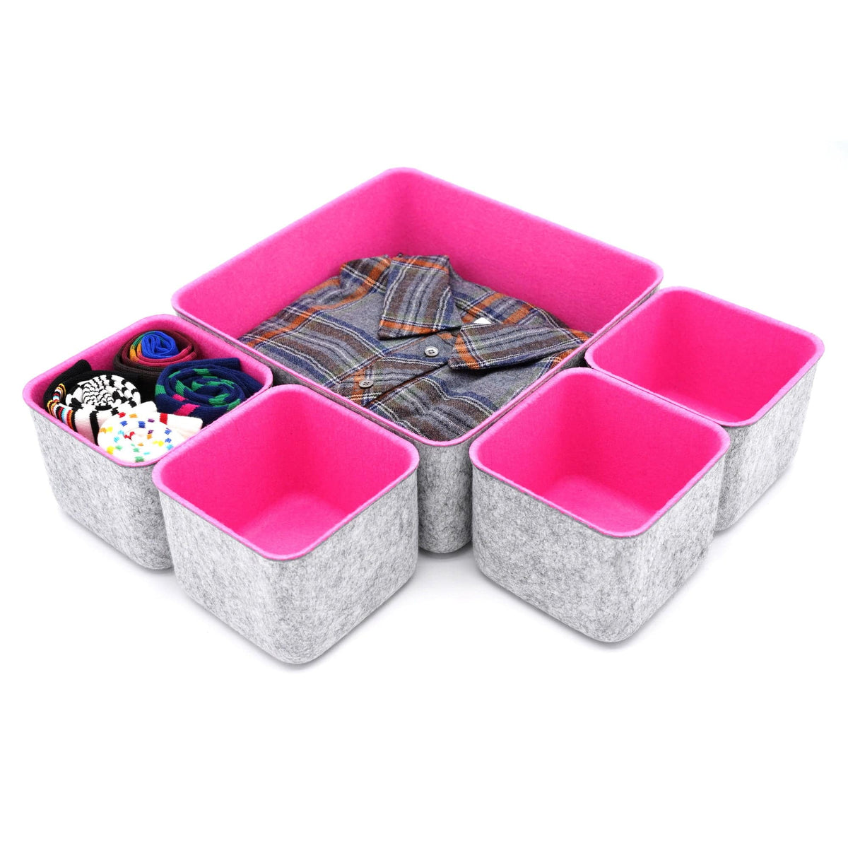 5-piece Storage Bins Set – Welaxy